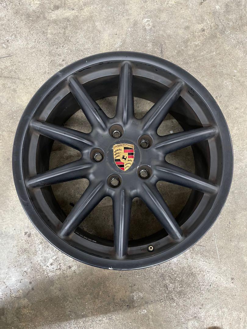 Porsche Staggered 19 Inch Rim, Car Accessories, Tyres & Rims on Carousell