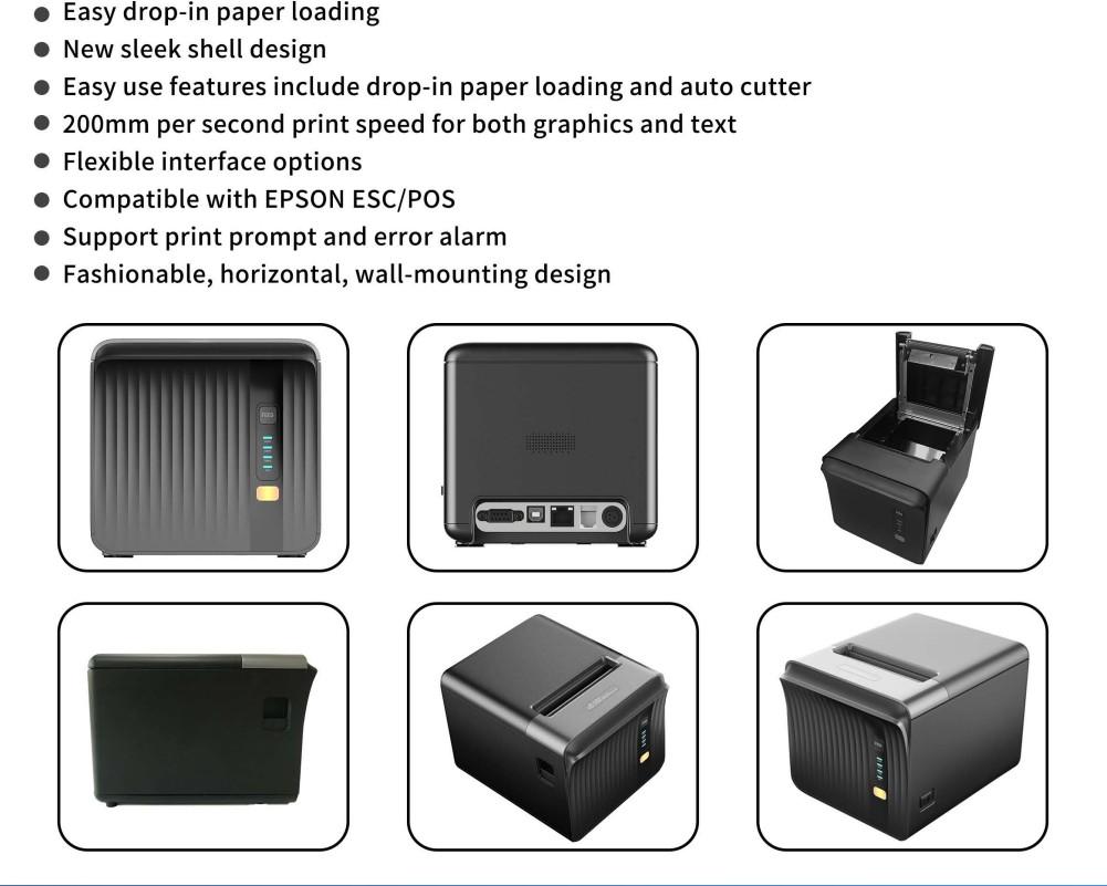 Pos system receipt Printer USB LAN RJ11, Computers & Tech, Printers ...