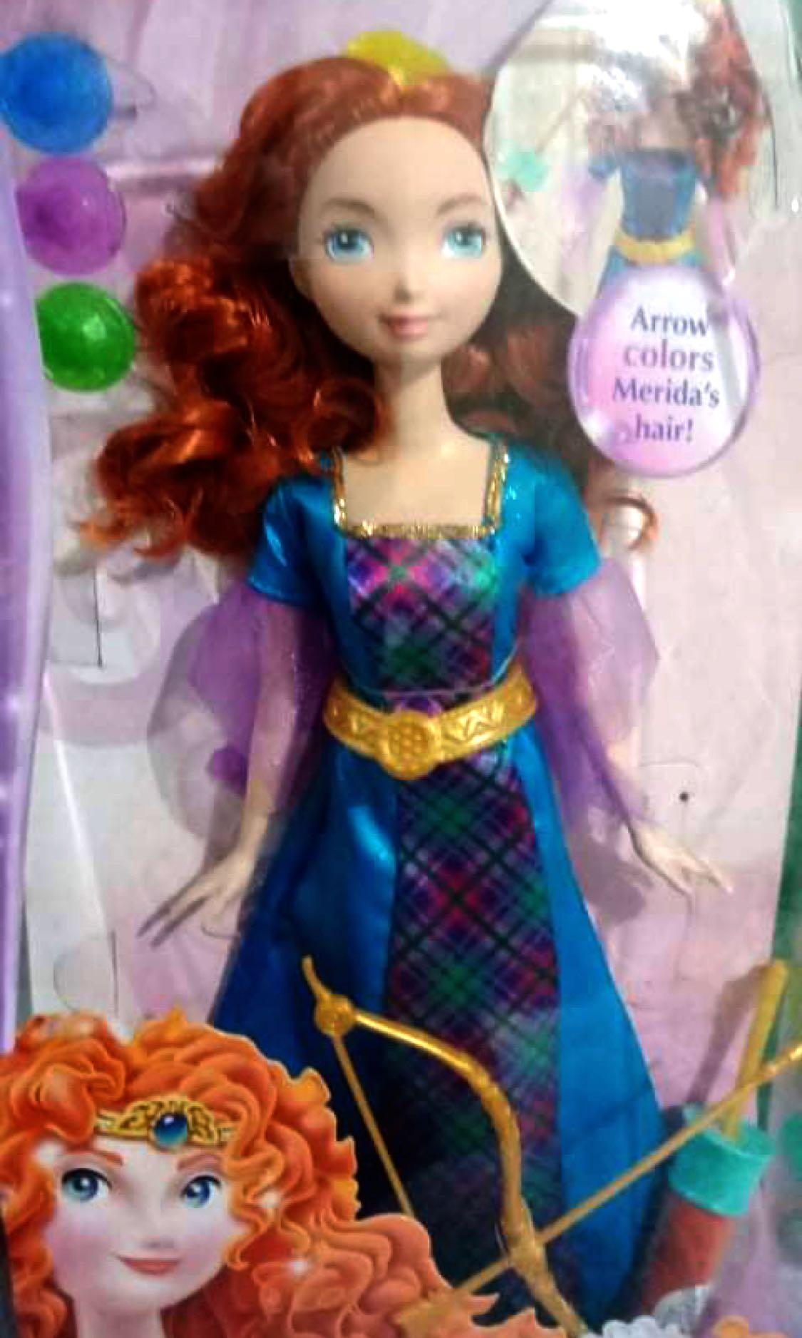 *LAY-AWAY Avail* Disney Princess MERIDA Colorful Curls + Bow & Arrow ...