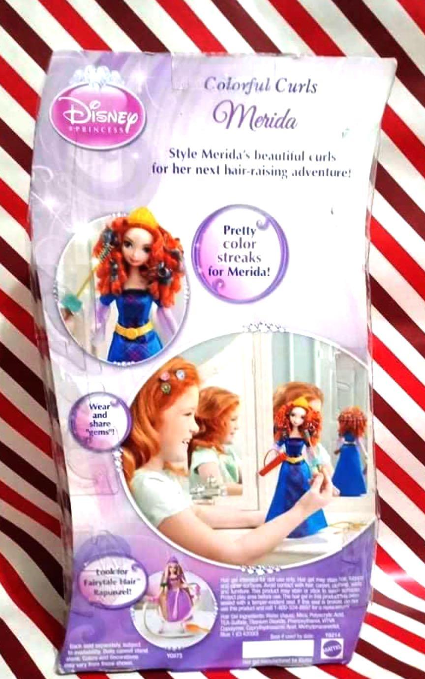 *LAY-AWAY Avail* Disney Princess MERIDA Colorful Curls + Bow & Arrow ...