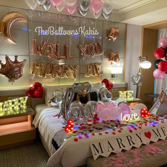 Proposal decorations setup package, Hobbies & Toys, Stationery & Craft ...
