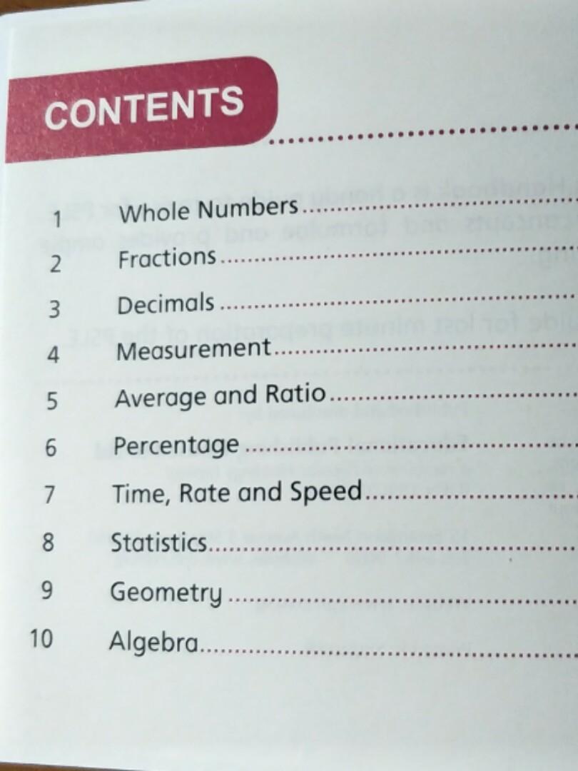 PSLE Quick Revision Maths Handbook EPH, Hobbies & Toys, Books ...
