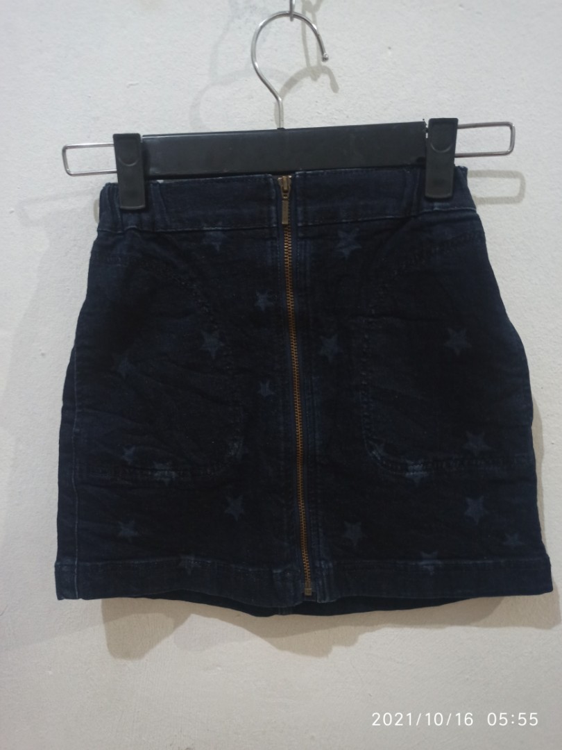 Rok Jeans Uniqlo PL, Bayi & Anak, Baju Anak Perempuan, 4 hingga 7 tahun ...