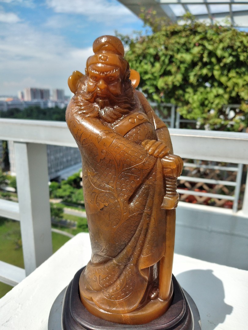 寿山石鍾馗Shou shan Zhong Kui Statue, Hobbies & Toys, Memorabilia ...