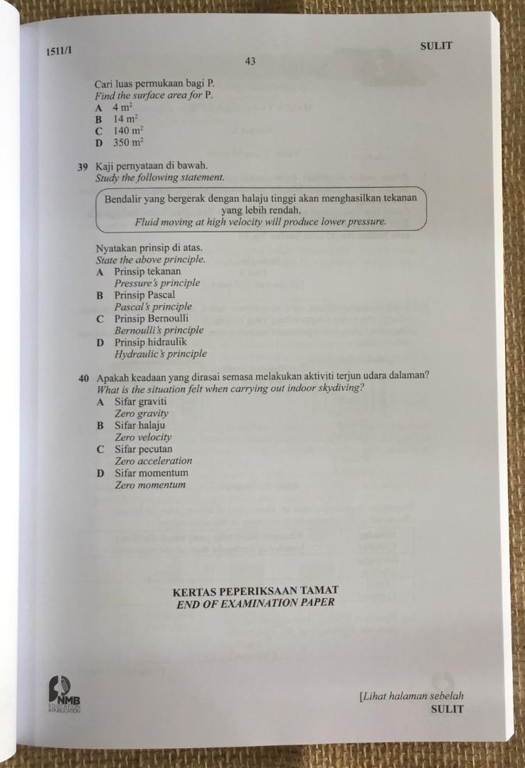 SOALAN LATIHAN SPM - SAINS, Hobbies & Toys, Books & Magazines ...