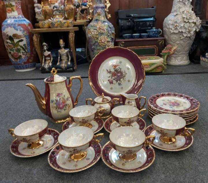 Tea set japan lawas antik, Antik, Pajangan di Carousell