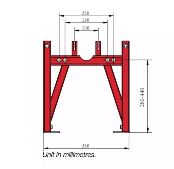 Tece Universal Chair Bracket, Furniture & Home Living, Bathroom ...