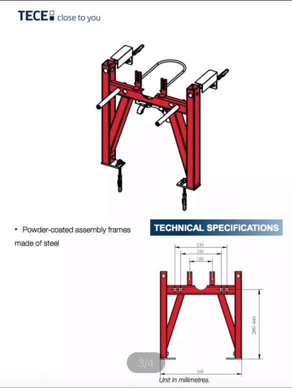 Tece Universal Chair Bracket, Furniture & Home Living, Bathroom ...