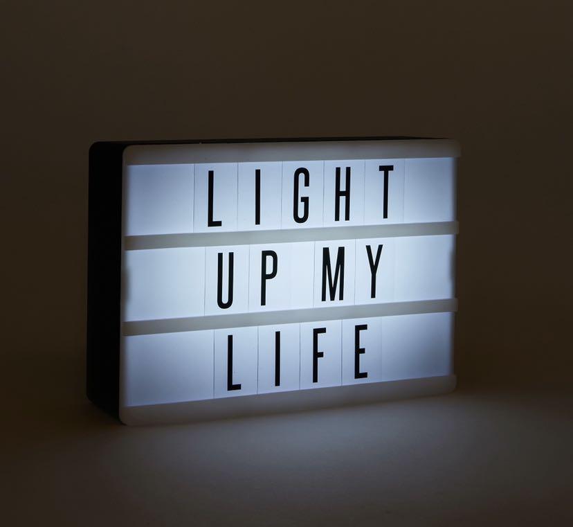 TYPO BUNDLE! light boxes aesthetic, Furniture & Home Living, Home Decor ...
