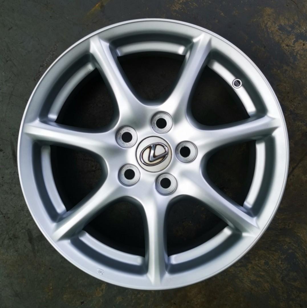 Used 17" Original Toyota Rims, Car Accessories, Tyres & Rims on Carousell