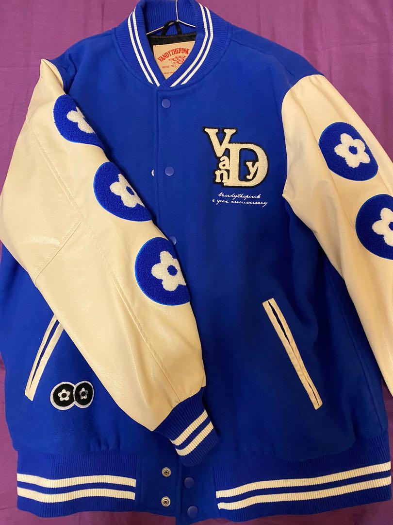 Vandy the pink varsity jacket, 男裝, 外套及戶外衣服 - Carousell