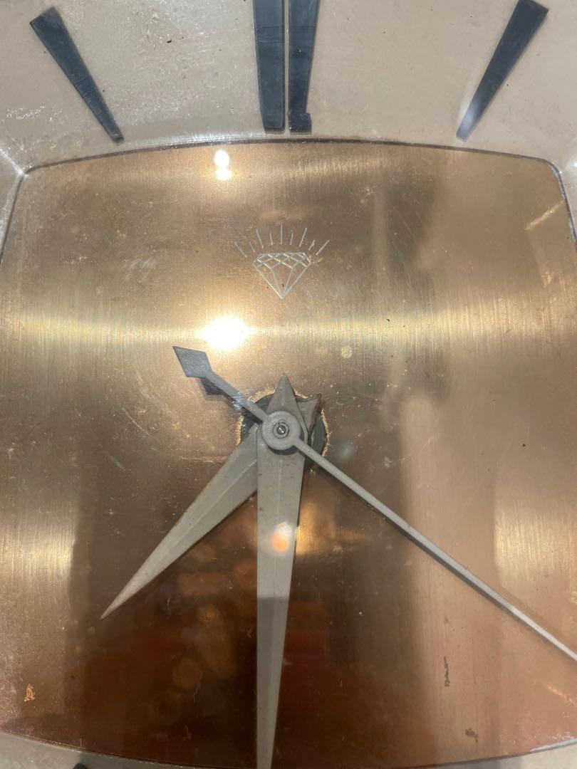 Vintage Diamond Clocks, Furniture & Home Living, Home Decor, Clocks on ...