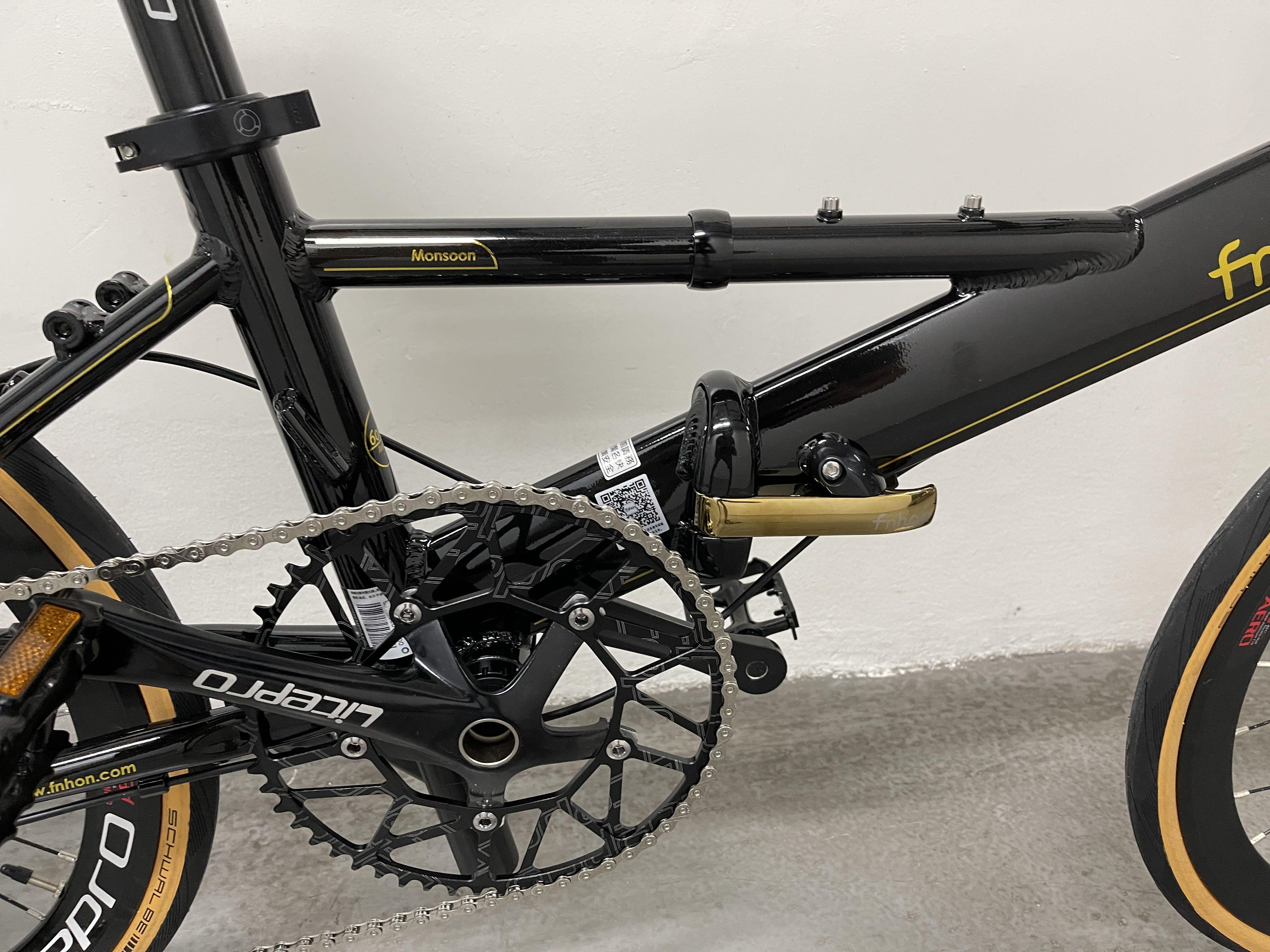 (9kg Instock) Fnhon Monsoon 451 Tiagra Folding Bike, Sports Equipment ...