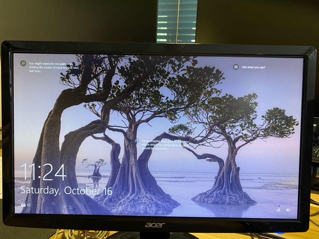 Acer 19 inch monitor - S191HQL, Computers & Tech, Office & Business ...