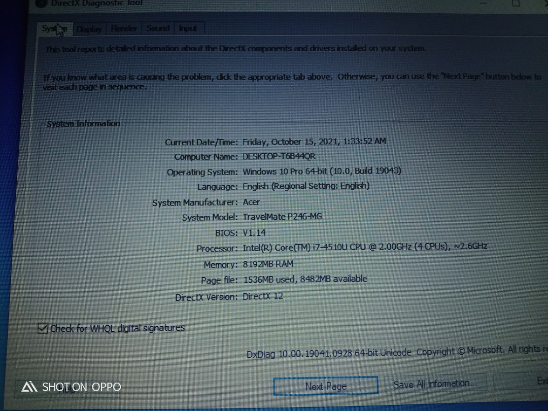 Acer core i7 4rt gen, Computers & Tech, Laptops & Notebooks on Carousell