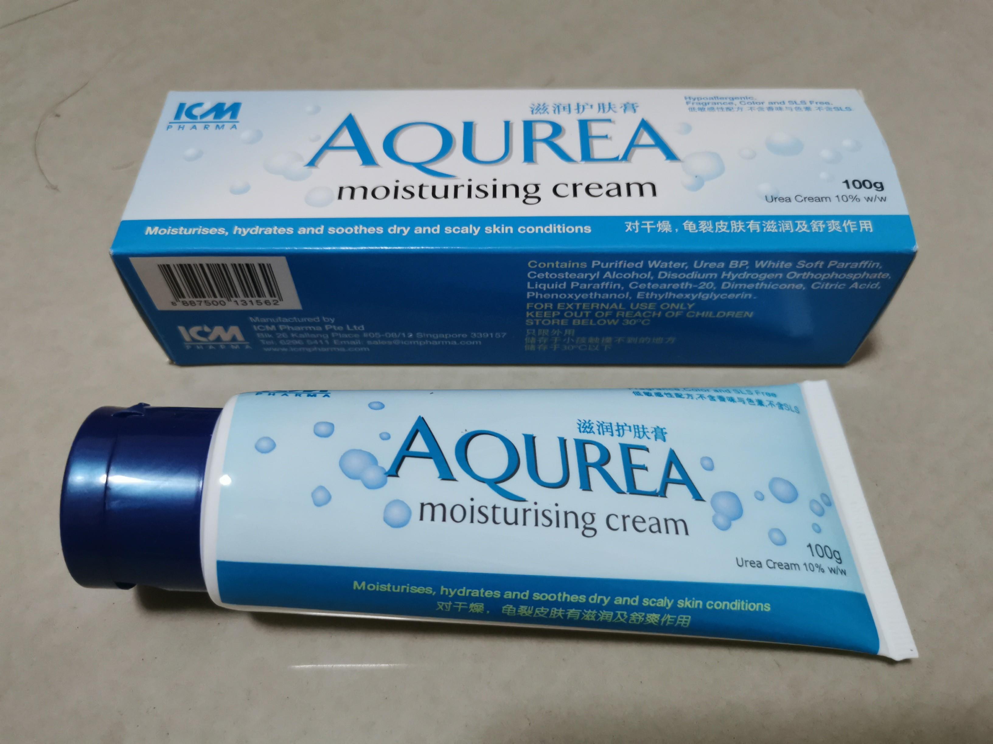 Aqurea Moisturising Cream 100g expiry 2024, Beauty & Personal Care ...