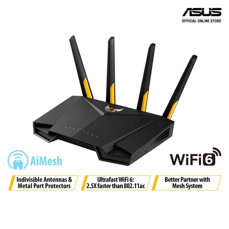 Asus AX3000 Router, Computers & Tech, Parts & Accessories, Networking ...