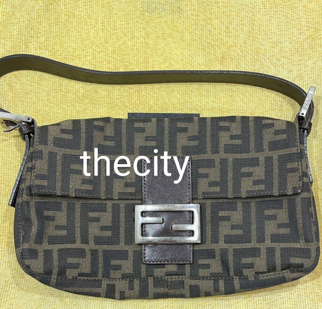 AUTHENTIC VINTAGE OLD FENDI VINTAGE BAGUETTE SHOULDER BAG - SEASONED ...