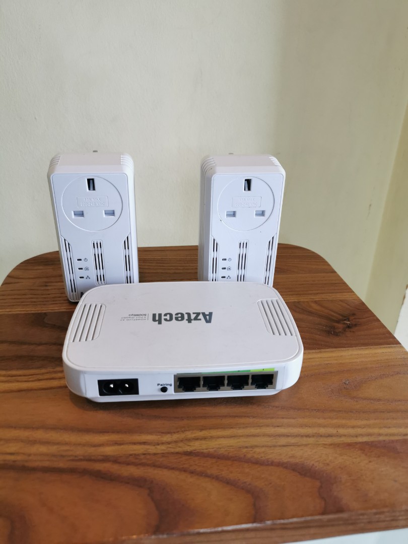 Aztech Home plug 500Mbps System, Computers & Tech, Parts & Accessories ...