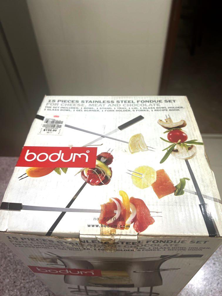 Bodium 15 Pieces Stainless Steel Fondue Set, TV & Home Appliances ...