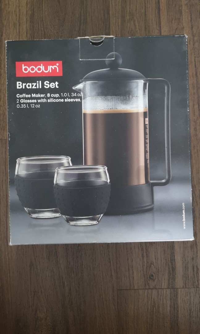 Bodum Brazil Set Coffee Maker 1liter, Furniture & Home Living ...