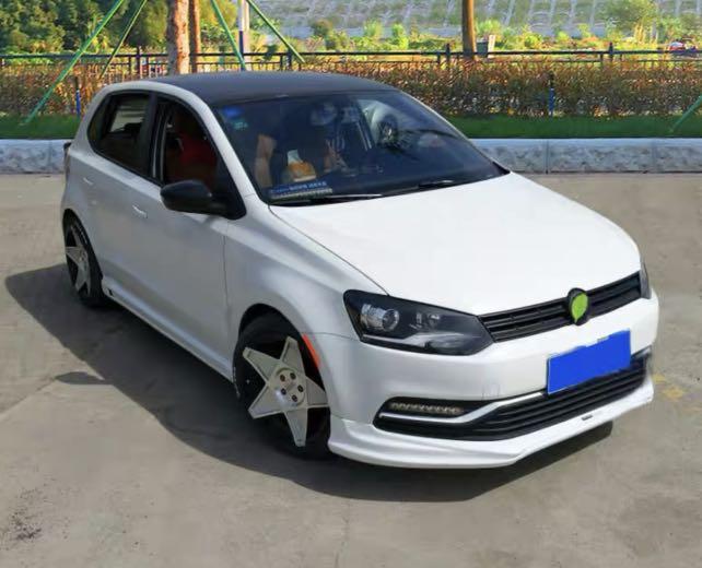 BODYKIT POLO VOLKSWAGEN 14-18 2014 2015 2016 2017 2018 FRONT LIP SIDE ...