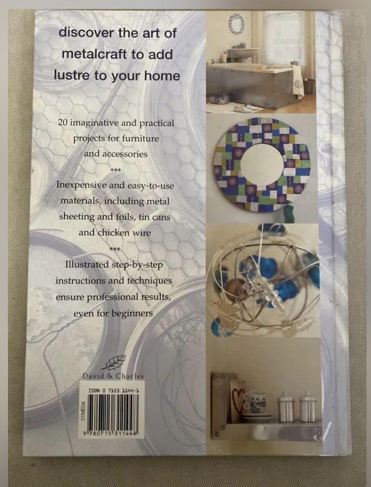 Book diy hardcover metal craft 20 step by step craft projects for the ...