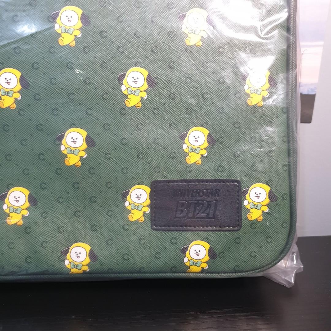 BT21 Easy Carry Laptop Pouch Vintage Large - Chimmy, Computers & Tech ...