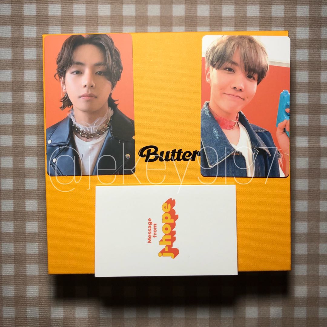 BTS BUTTER CREAM TAEHYUNG, J-HOPE PC with CREAM UNSEALED ALBUM, Hobbies ...