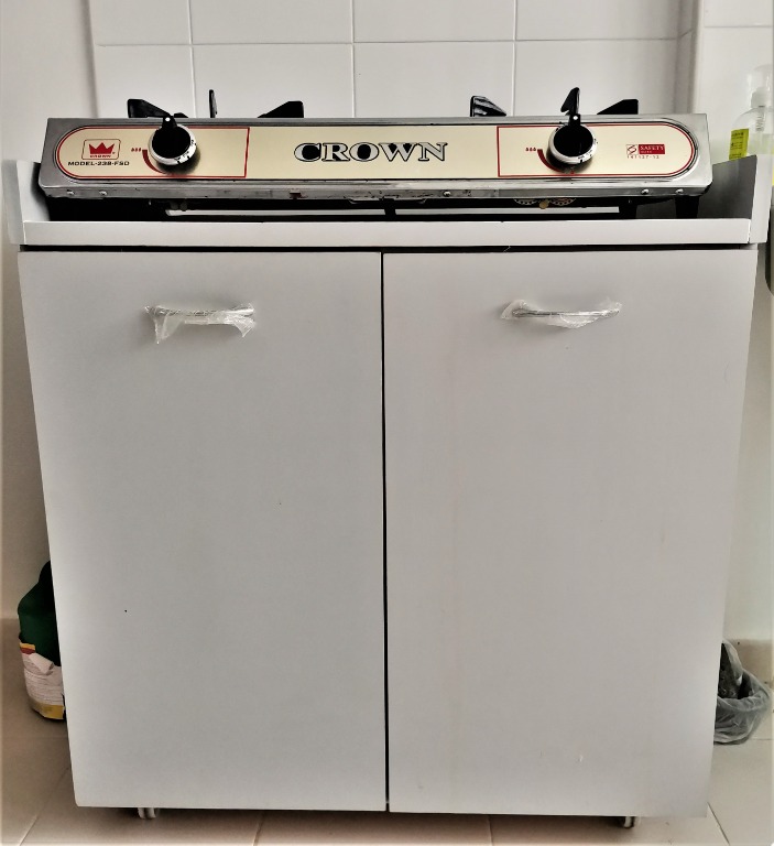 Crown Gas Stove With Ceramic Top Stove Cabinet, TV & Home Appliances ...