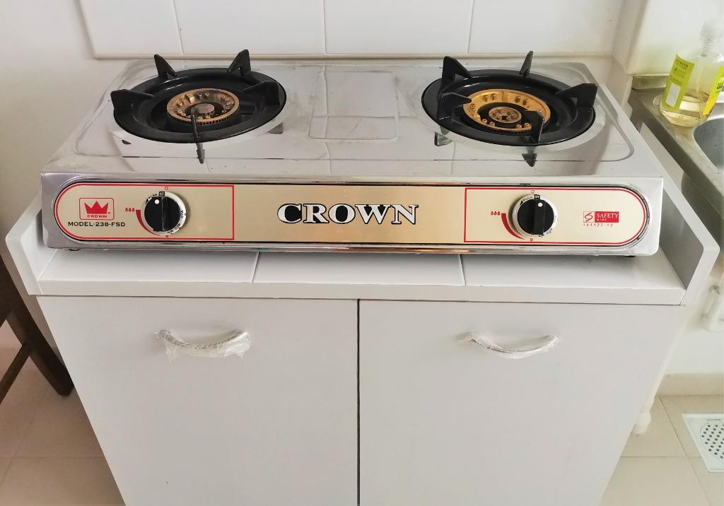 Crown Gas Stove With Ceramic Top Stove Cabinet, TV & Home Appliances ...