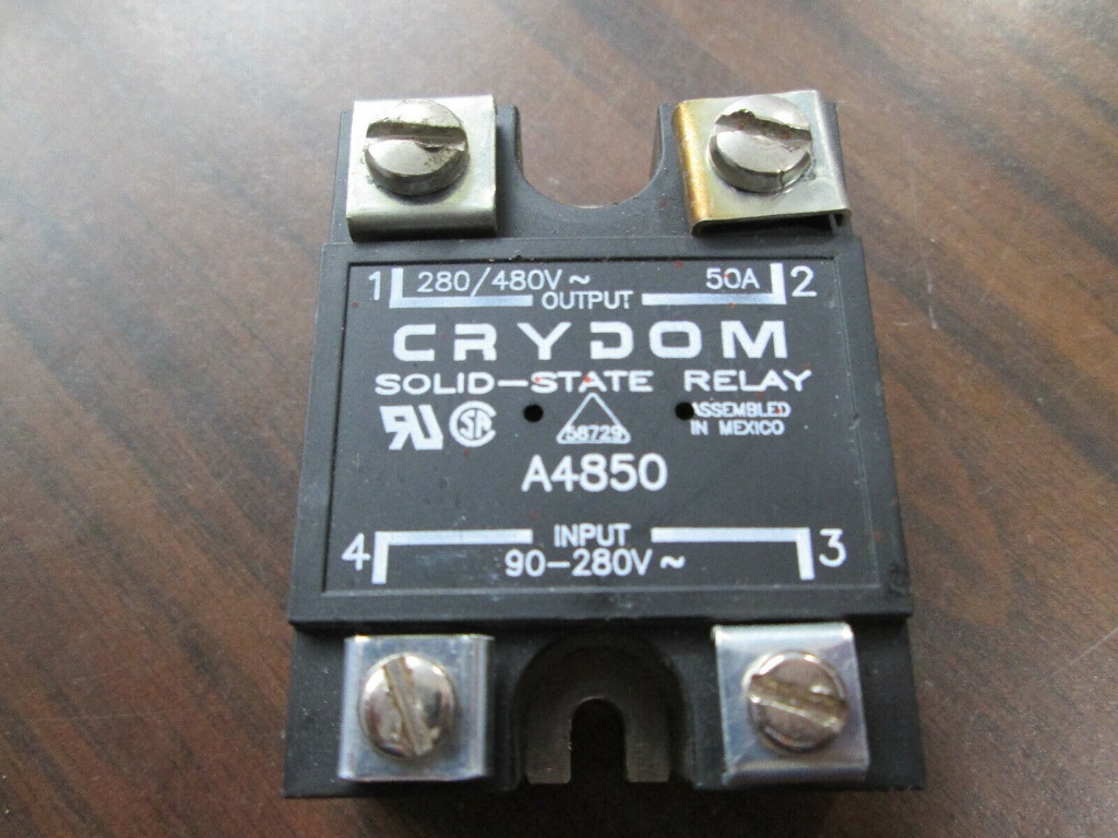Crydom A4850 Solid State Relay (480 Volt, 50 Amp), Commercial ...