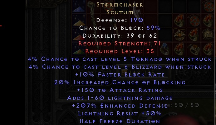 D2R | Diablo 2 Resurrected Stormchaser, Storm Chaser Shield, Video ...