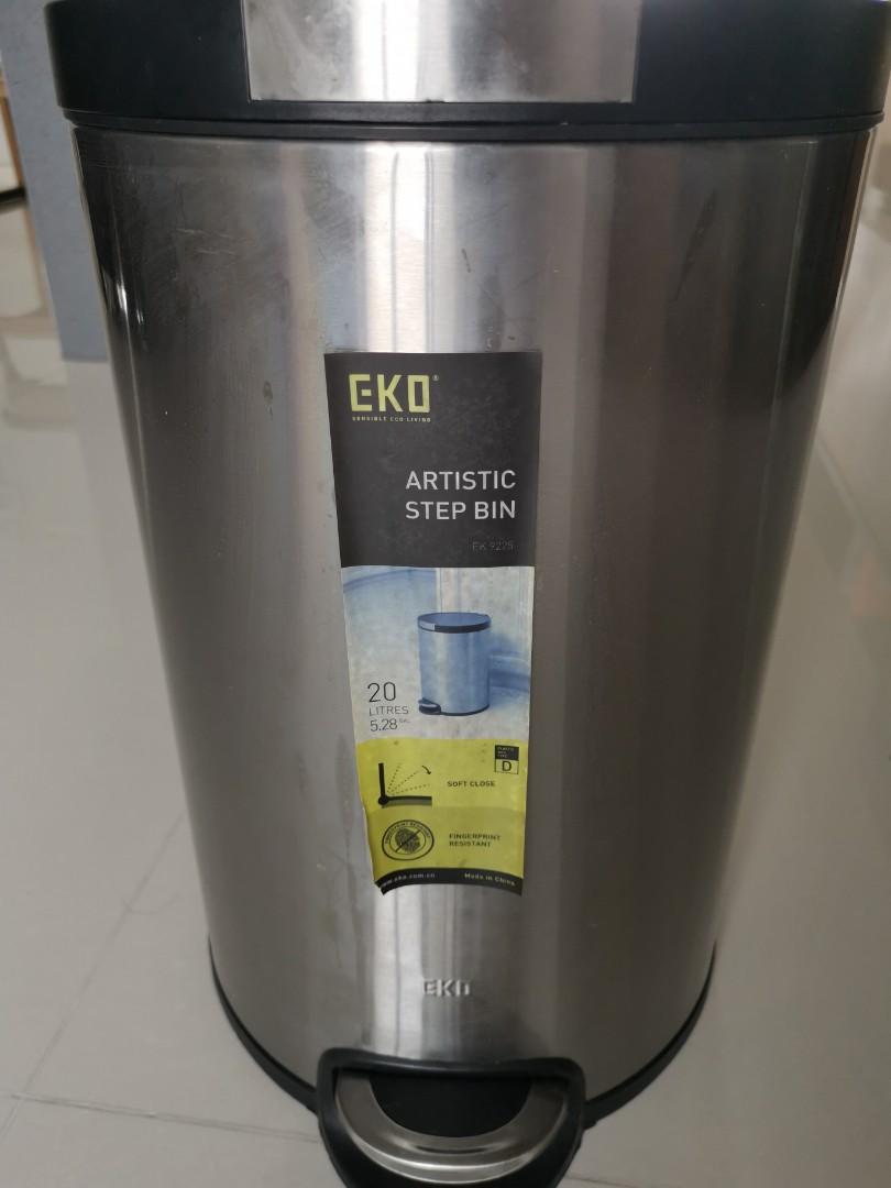 Eko artistic step bin 20 litres, Furniture & Home Living, Cleaning ...