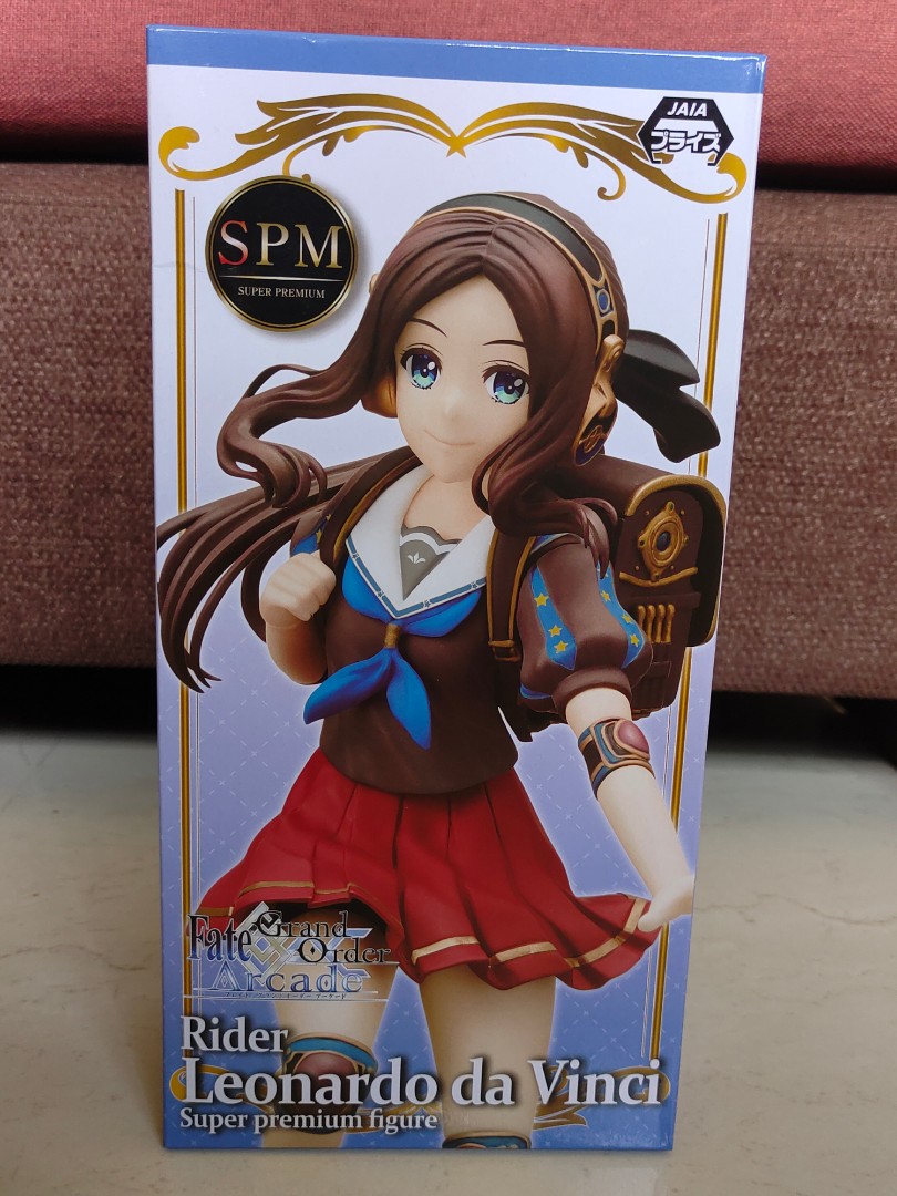 Fate Grand Order Anime Figure: Rider Leonardo Da Vinci, Hobbies & Toys ...