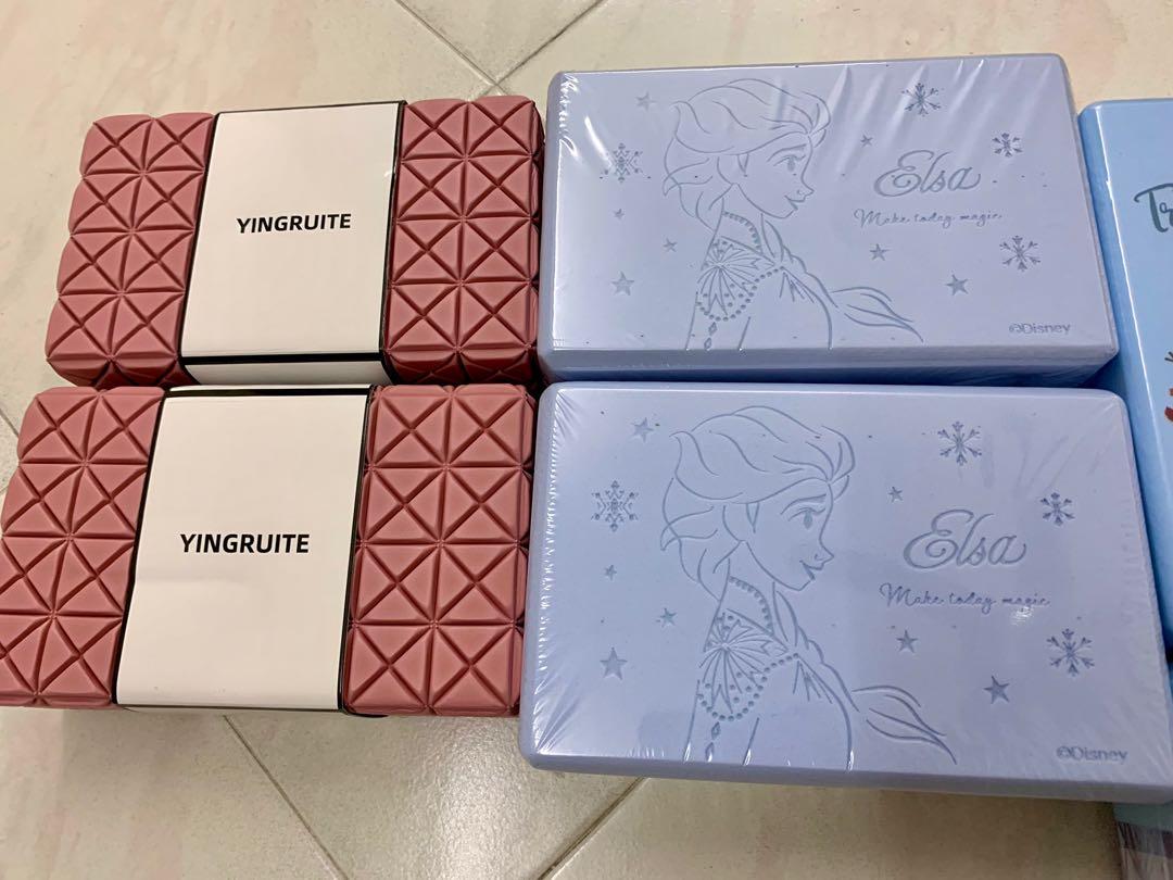 FROZEN Elsa Olaf design yoga blocks, Sports Equipment, Other Sports ...