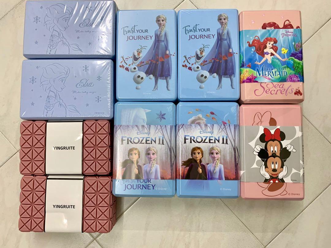 FROZEN Elsa Olaf design yoga blocks, Sports Equipment, Other Sports ...
