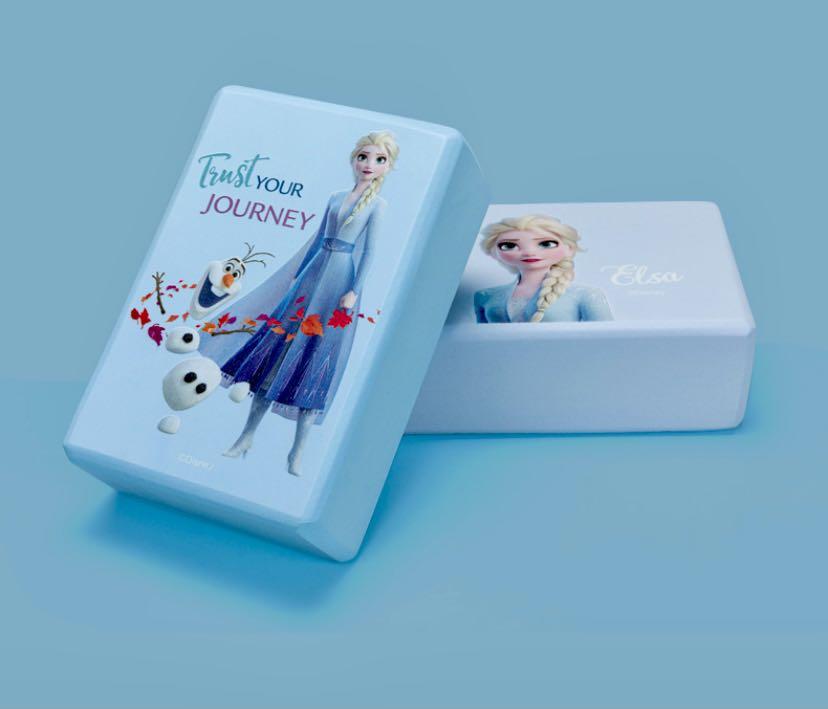 FROZEN Elsa Olaf design yoga blocks, Sports Equipment, Other Sports ...