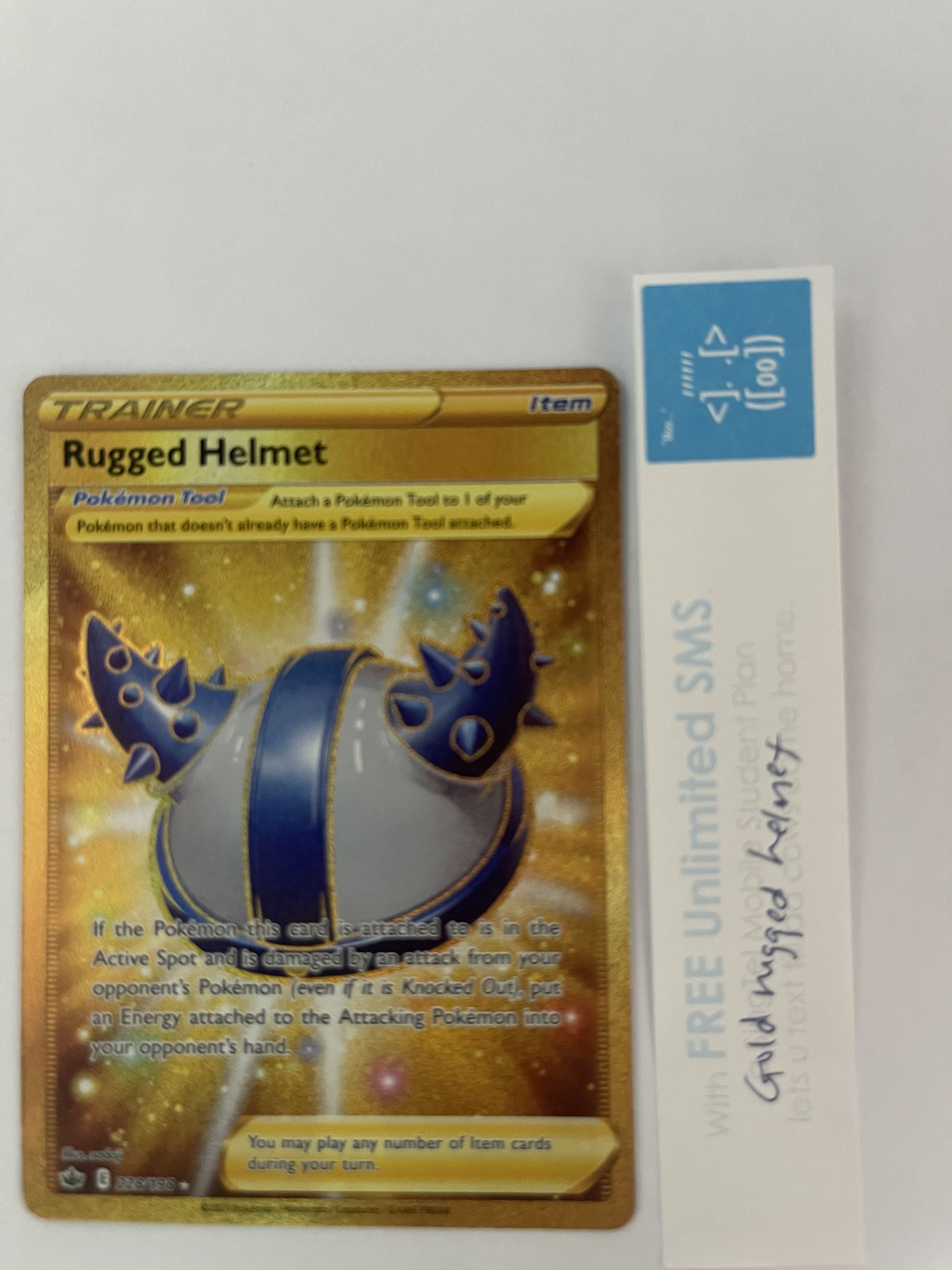 Gold Rugged Helmet (pokemon TCG), Hobbies & Toys, Memorabilia ...
