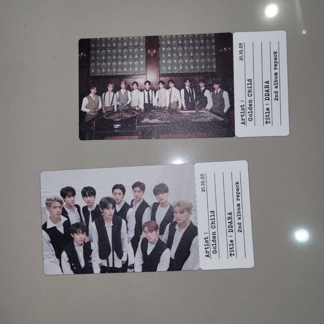 Golden Child DDARA Album Mini Poster, Large Poster and Special Card ...