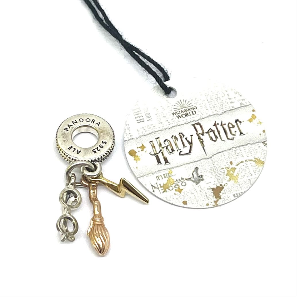 Harry Potter X Pandora Glasses ,Nimbus 2000 & Lightning Bolt Dangle ...