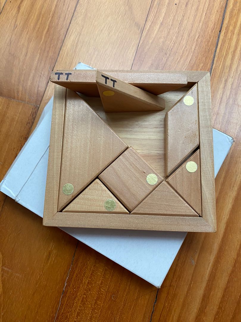 Heguru Tangram Puzzle (8 pieces version), Hobbies & Toys, Toys & Games ...