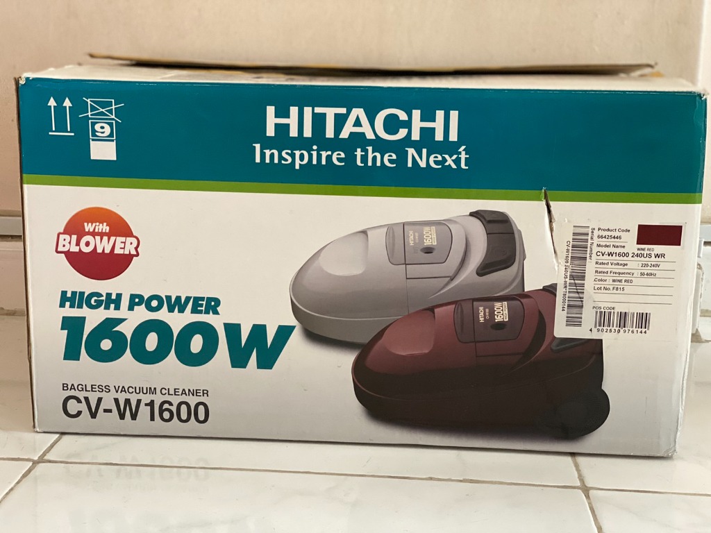 Hitachi Bagless Vacuum Cleaner, TV & Home Appliances, Vacuum Cleaner ...