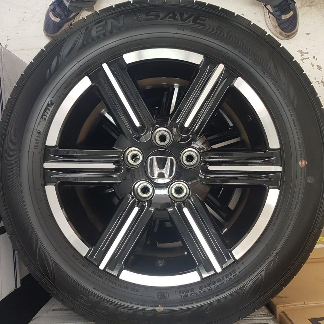 Honda Vezel rims with Dunlop tyres, Car Accessories, Tyres & Rims on ...