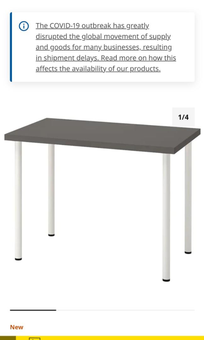 IKEA Adils table leg white 8 pieces, Furniture & Home Living, Furniture ...