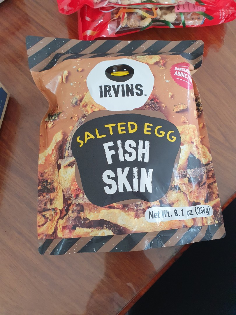 Irvins Salted Egg fish skin and potato chips, Food & Drinks, Other Food ...
