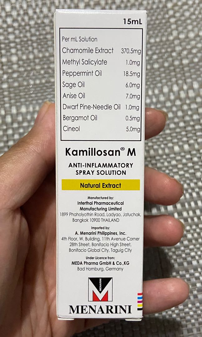 Kamillosan Spray 15ml, Health & Nutrition, Health Supplements, Health ...