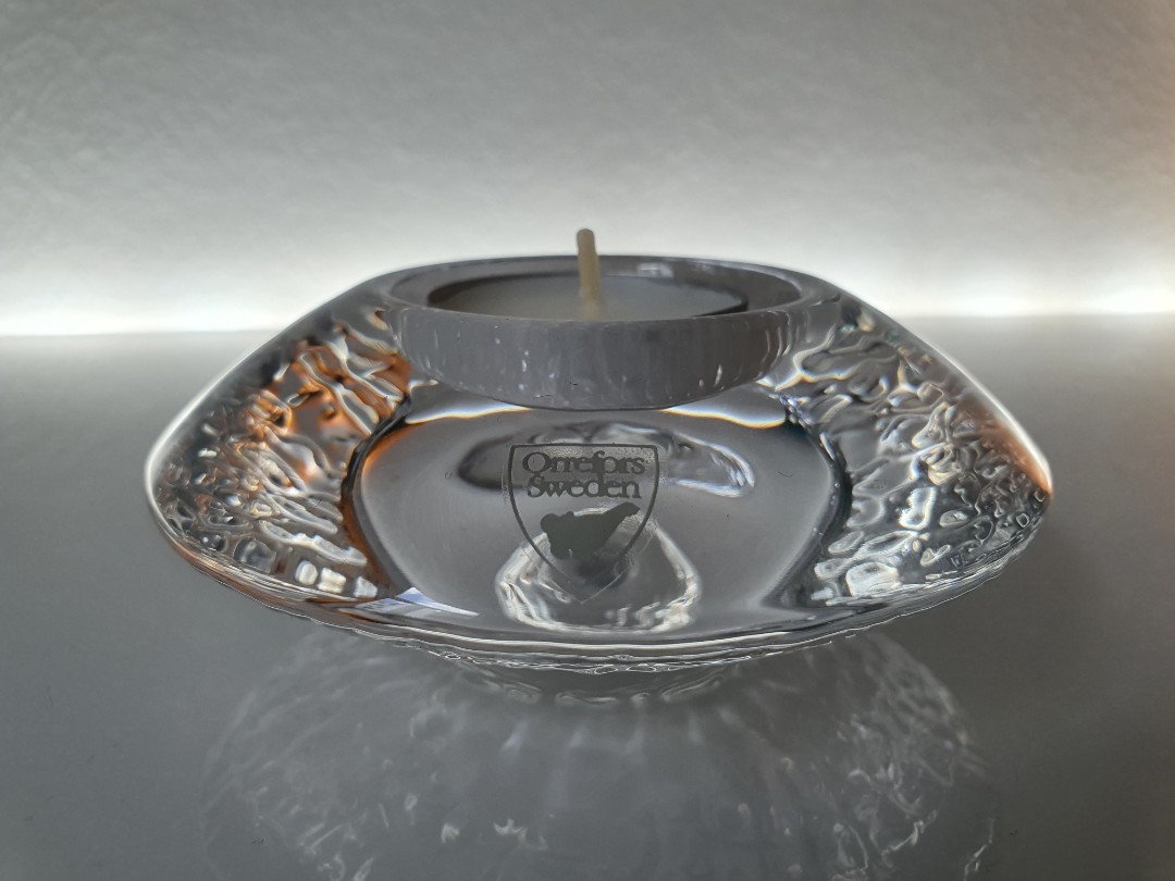 Orrefors Sweden - Discus Liten Klar, Furniture & Home Living, Home ...