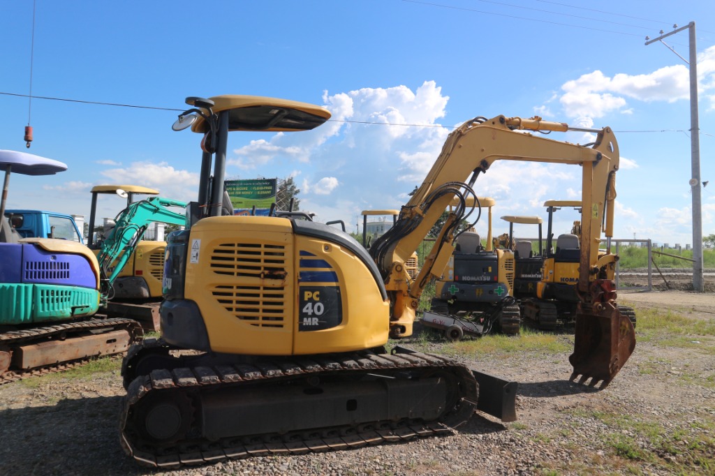 KOMATSU EXCAVATOR PC40MR-2 W/DOZER W/ CANOPY W/O BREAKERLINE 1,432 ...