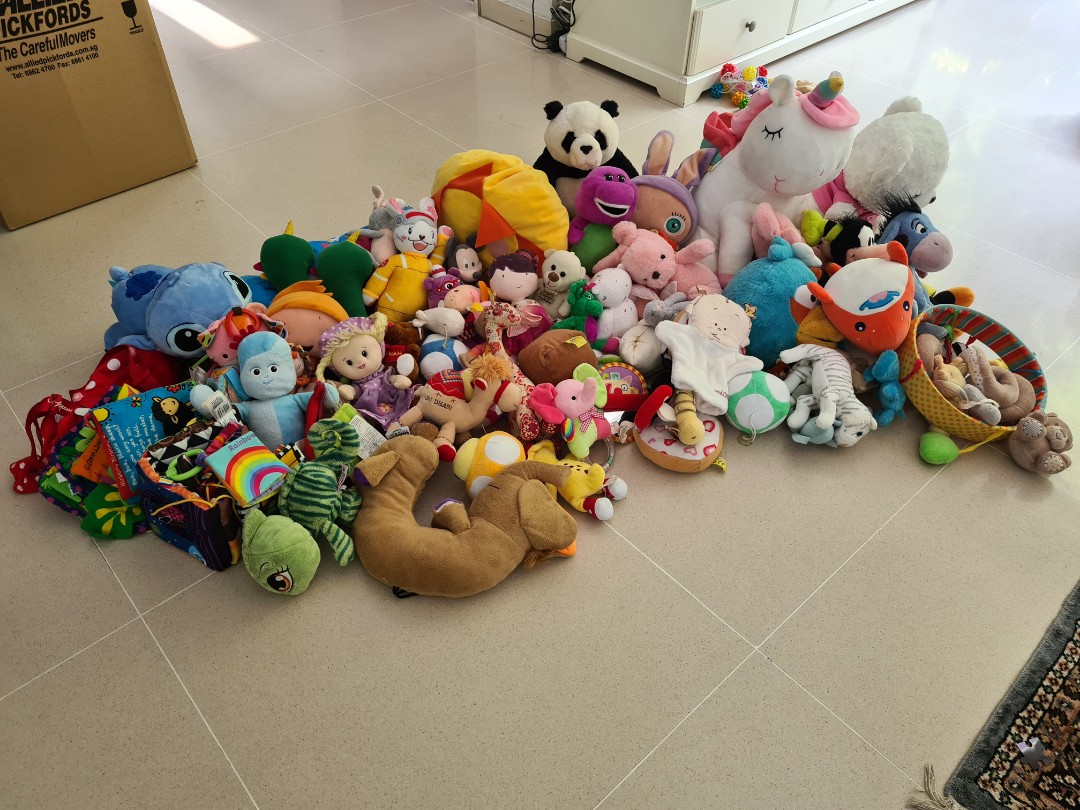 Large collection of soft toys, Babies & Kids, Infant Playtime on Carousell